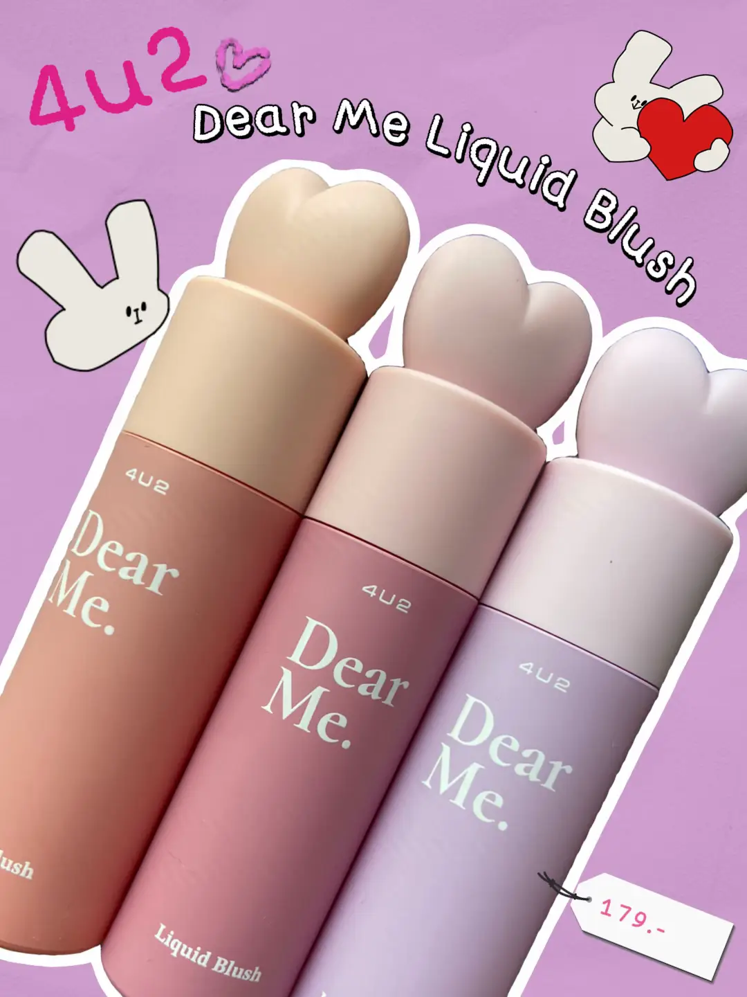 4u2 | Dear Me Liquid Blush 🐰 | แกลเลอรีที่โพสต์โดย #CH | Lemon8