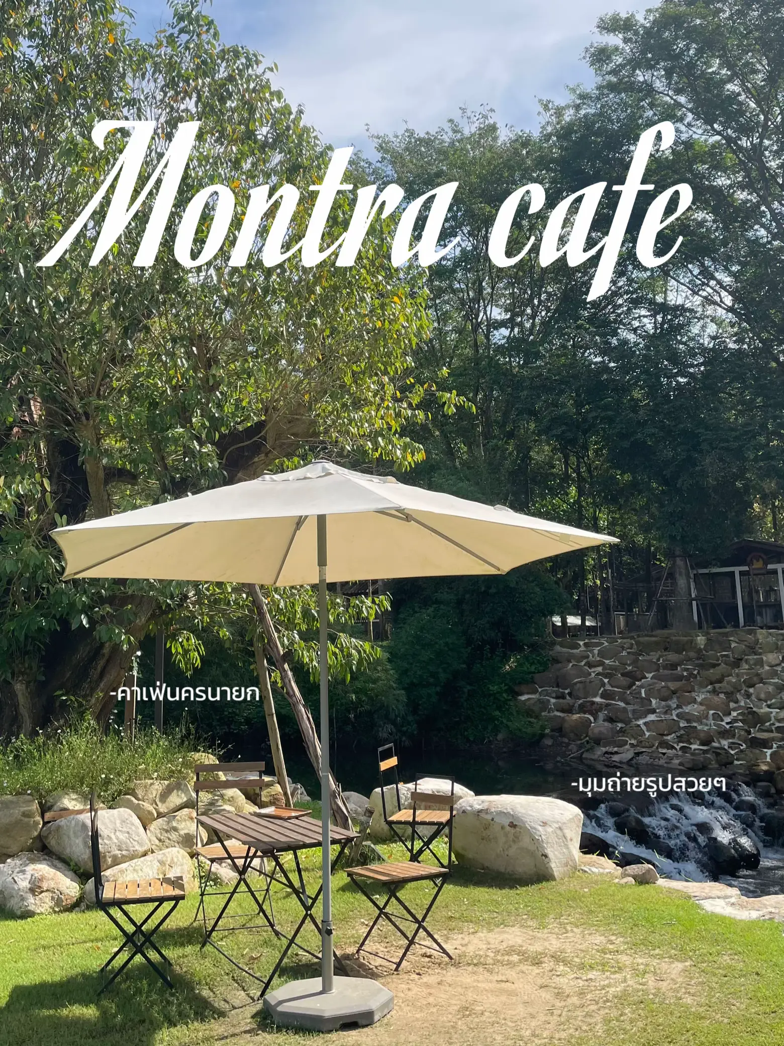 Montra cafe & นครนายก 🌳 | แกลเลอรีที่โพสต์โดย ฮาโย๋มายเฟนนน👋🏼 | Lemon8