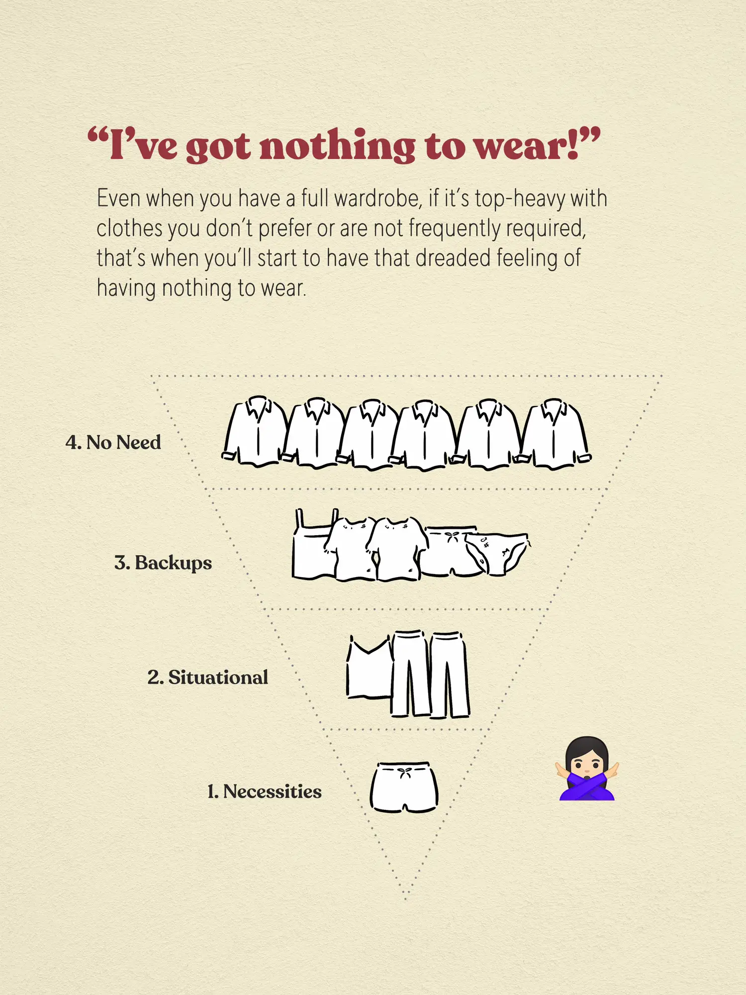 Decluttering - Healthy Wardrobe Pyramid (Part 3/3) | Gallery posted by ...