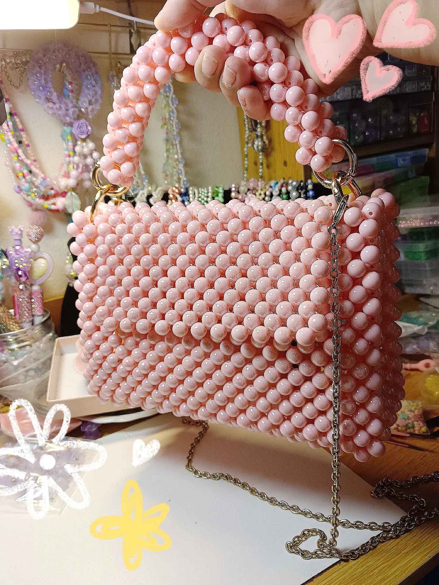 BEADS BAG🫶🩷เป๋าลูกปัด | แกลเลอรีที่โพสต์โดย Honeysweetbead | Lemon8