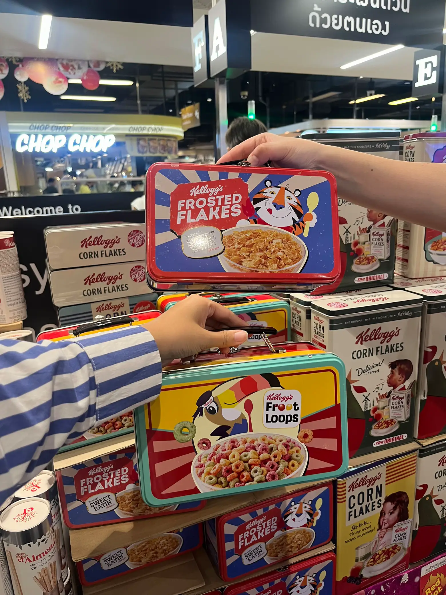 Kellogg's corn flake กล่องเหล็กวินเทจ📜 | แกลเลอรีที่โพสต์โดย Faiirbs ...