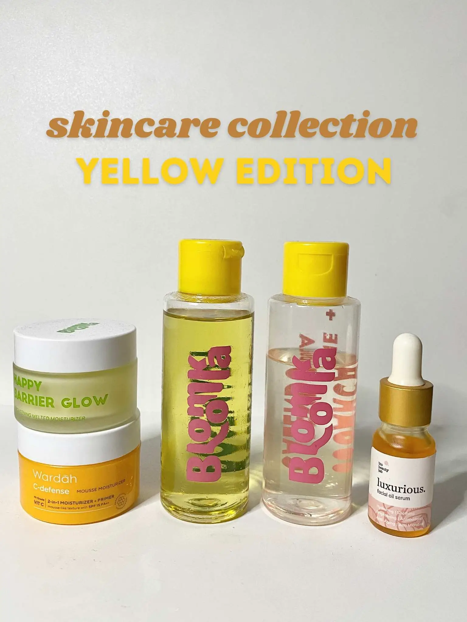 SKINCARE COLLECTION: YELLOW EDITION | Gallery posted by digidegu | Lemon8