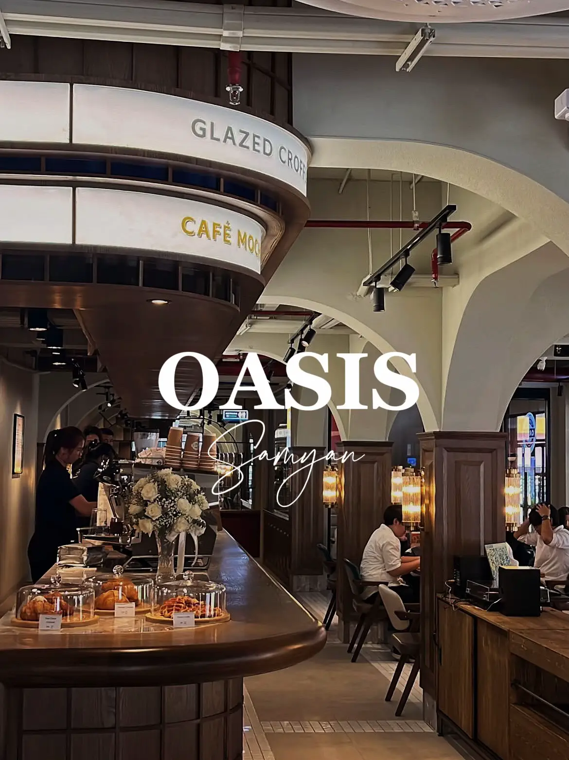 Oasis - คาเฟ่เปิดใหม่สามย่าน • นั่งอ่านหนังสือ/ทำงานเพลินๆ 💌☕️ | แกลเลอ ...