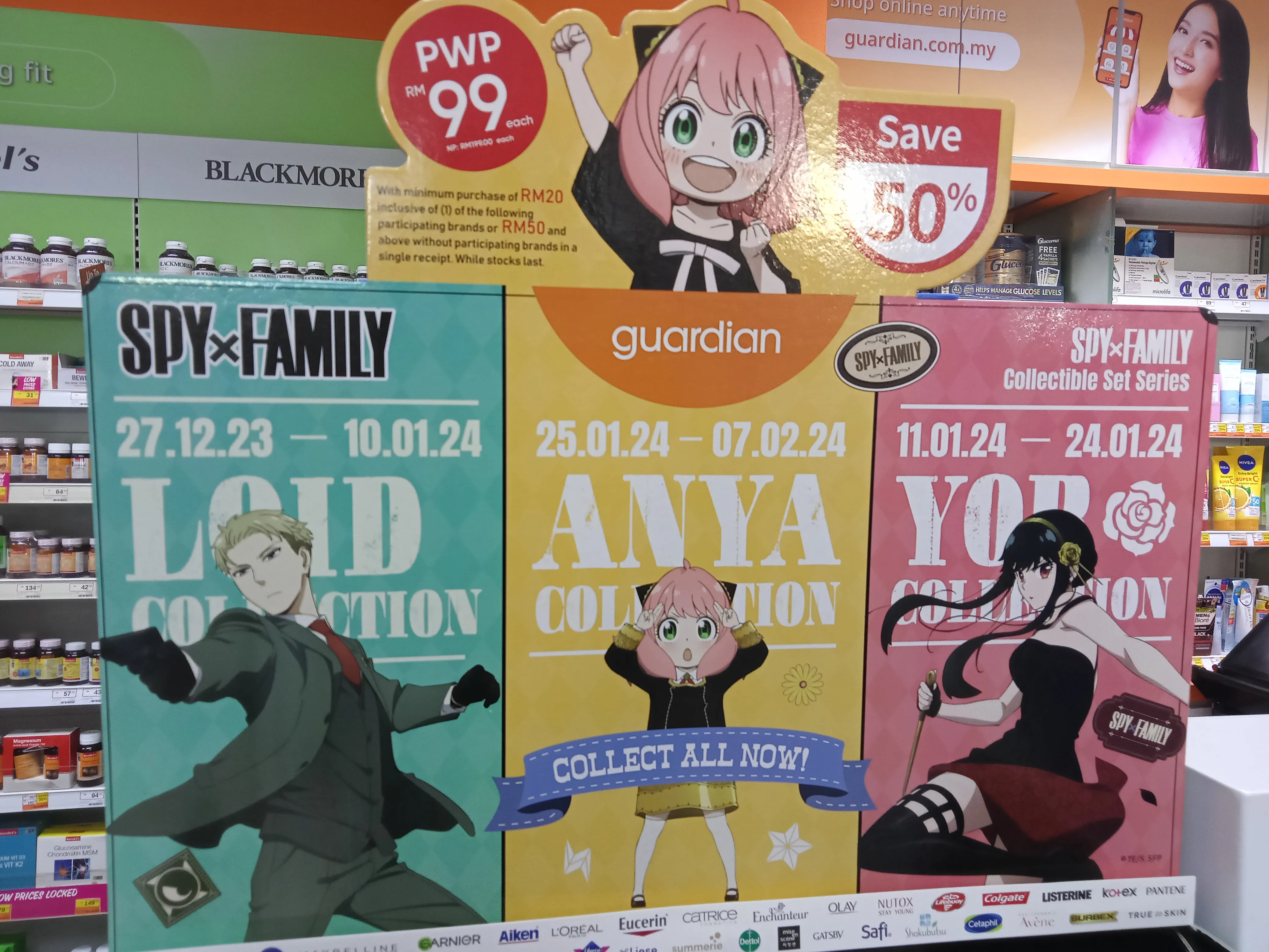 SPY X FAMILY Collection Exclusively at Guardian | Galeri disiarkan oleh Altalune | Lemon8