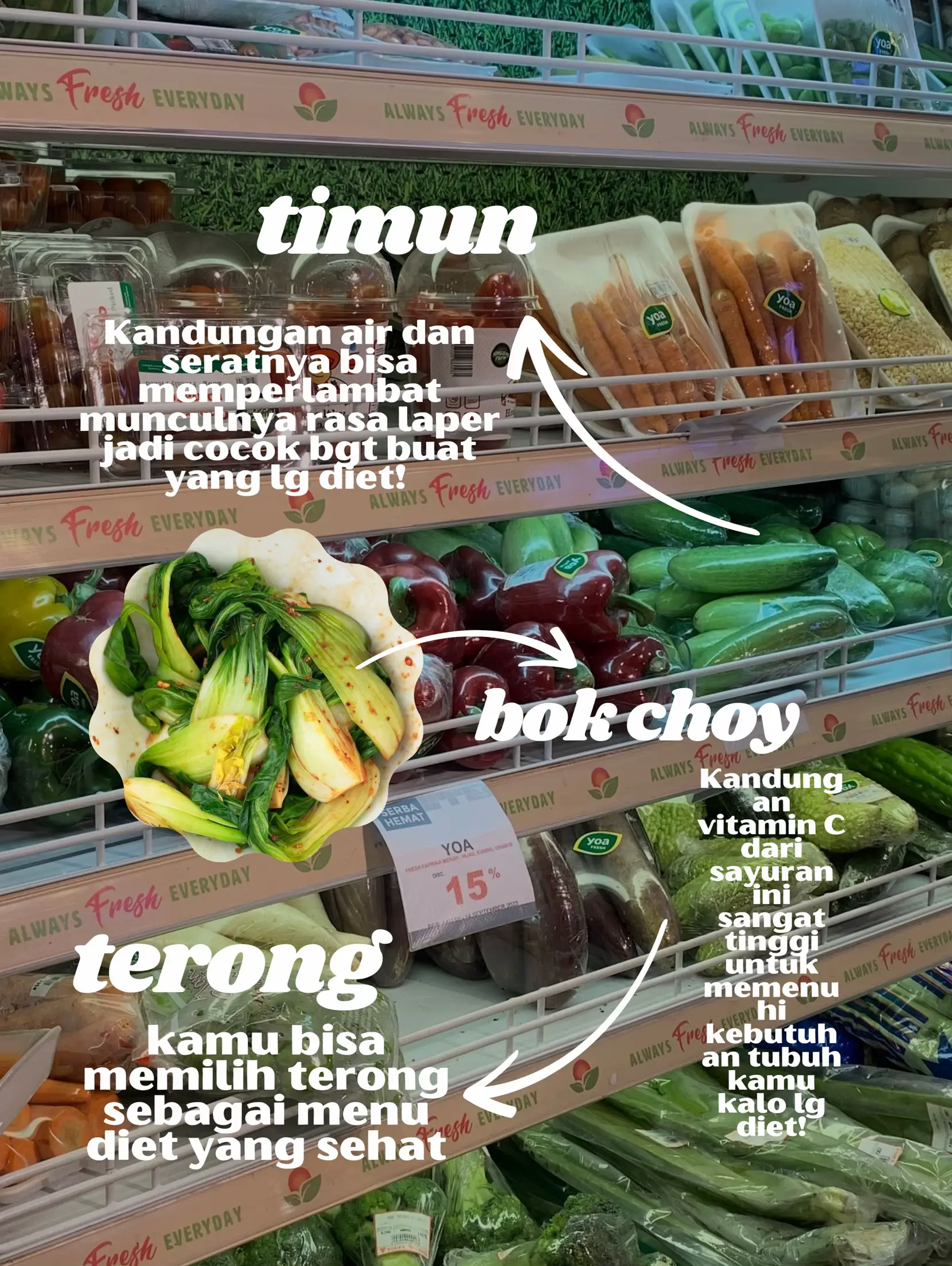 sayuran untuk yang lagi diet!🥦🍅🥒🥕 | Galeri diposting oleh Farah Almira ...