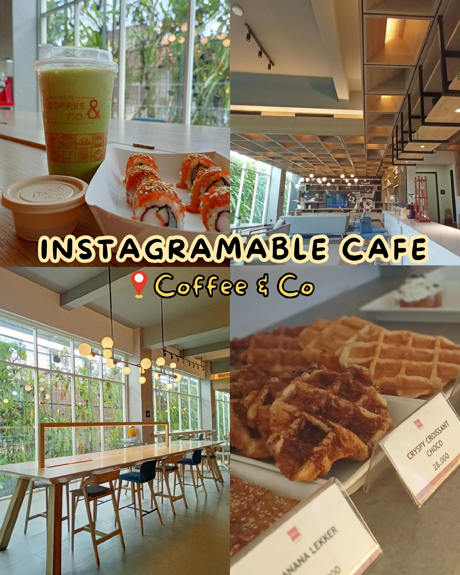 INSTAGRAMABLE CAFE DI SAMARINDA | Galeri diposting oleh LEN | Lemon8