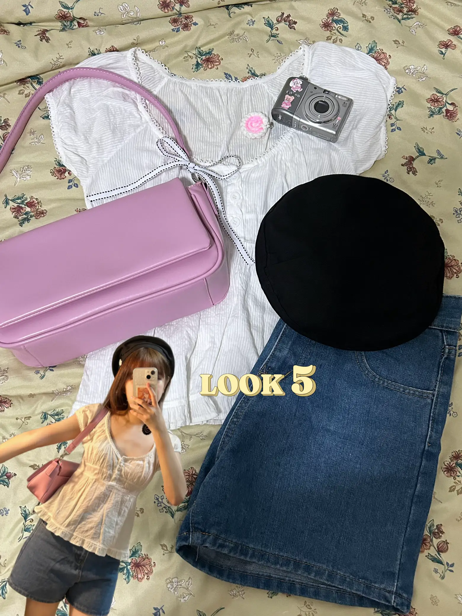 5 OOTD LOOKS เหมาะไปคาเฟ่เป็นที่สุด! 🎀⭐️ | แกลเลอรีที่โพสต์โดย dea’m | Lemon8