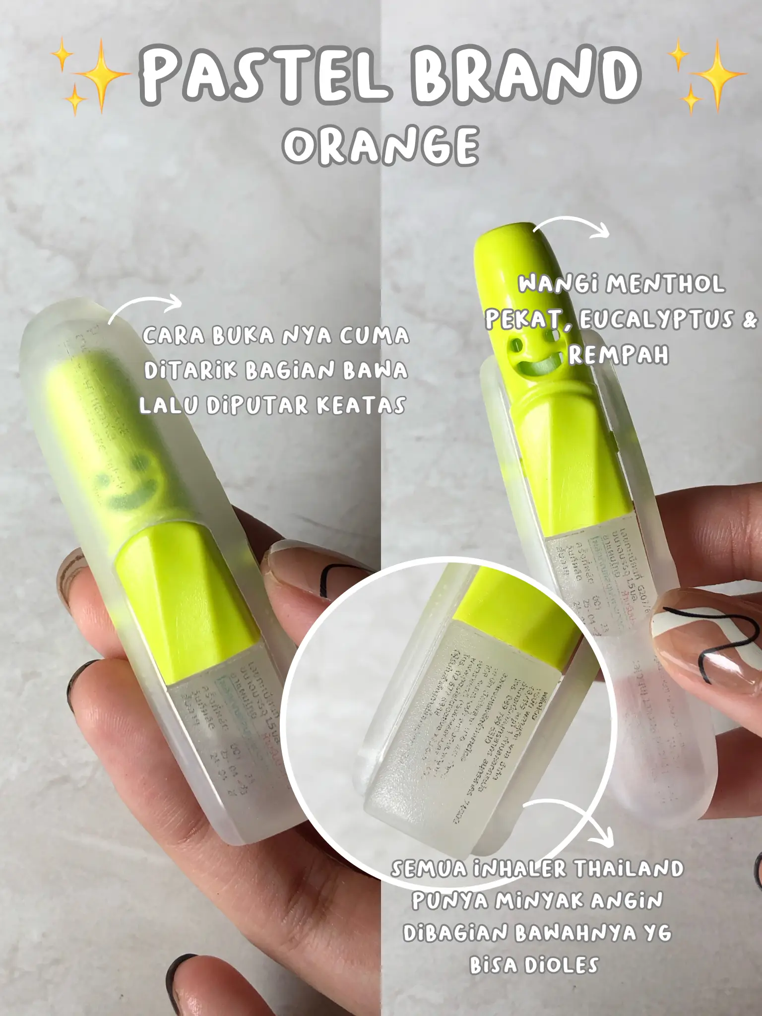 ️ SAVE DULU ️ REVIEW INHALER THAILAND | Galeri diposting oleh zahra🫶🏻💗 ...