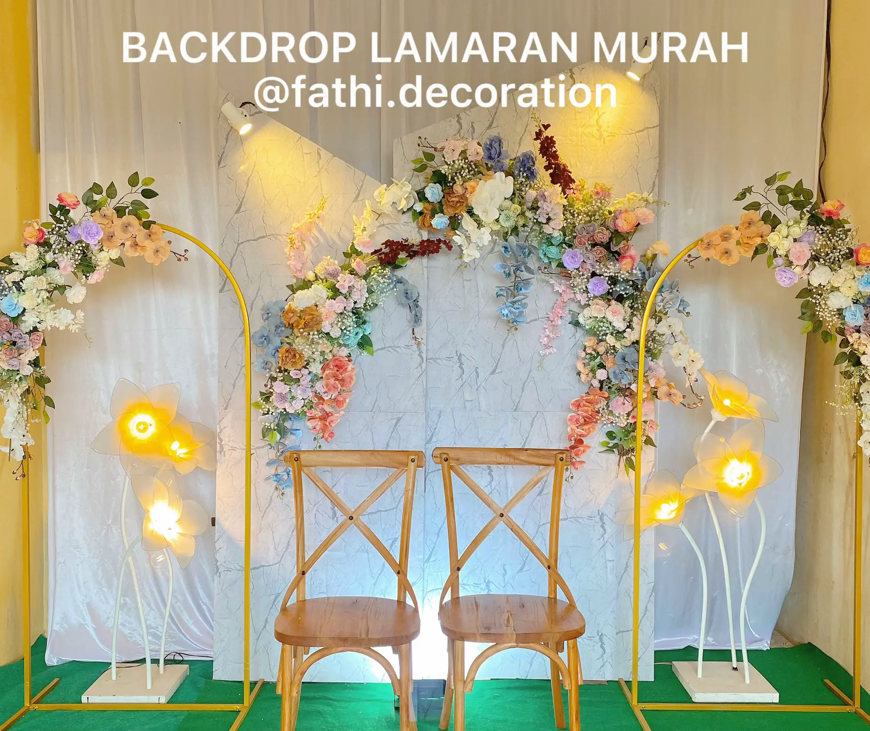 BACKDROP LAMARAN MURAH@fathi.decoration | Galeri diposting oleh ...