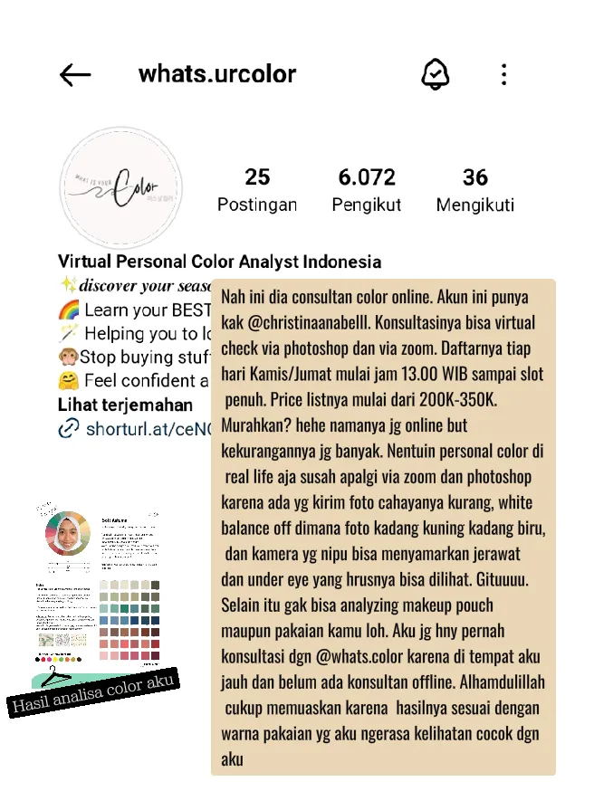 🎨 Personal Color Consultant Online dan Offline | Galeri diposting oleh ...