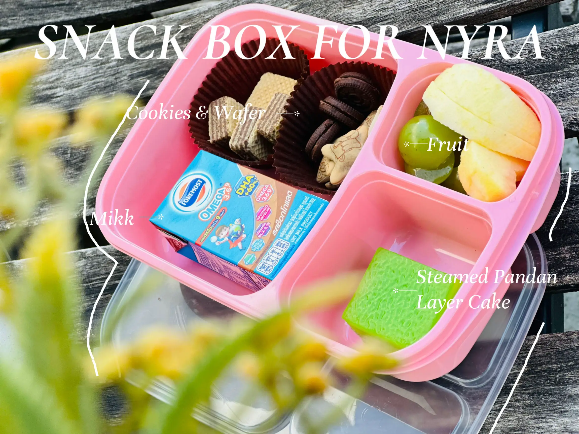 SNACK BOX FOR NYRA | แกลเลอรีที่โพสต์โดย Knack & Nyra | Lemon8