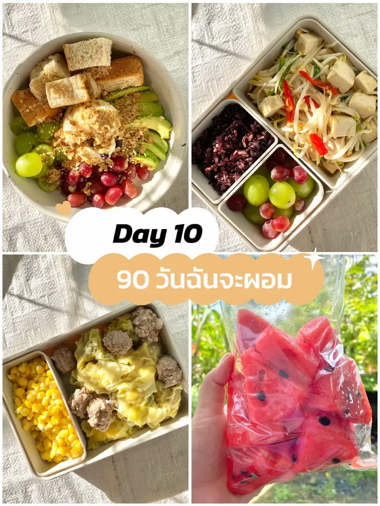 90 วันฉันจะผอม🌈 day10 | แกลเลอรีที่โพสต์โดย Fah_fahfahfah | Lemon8