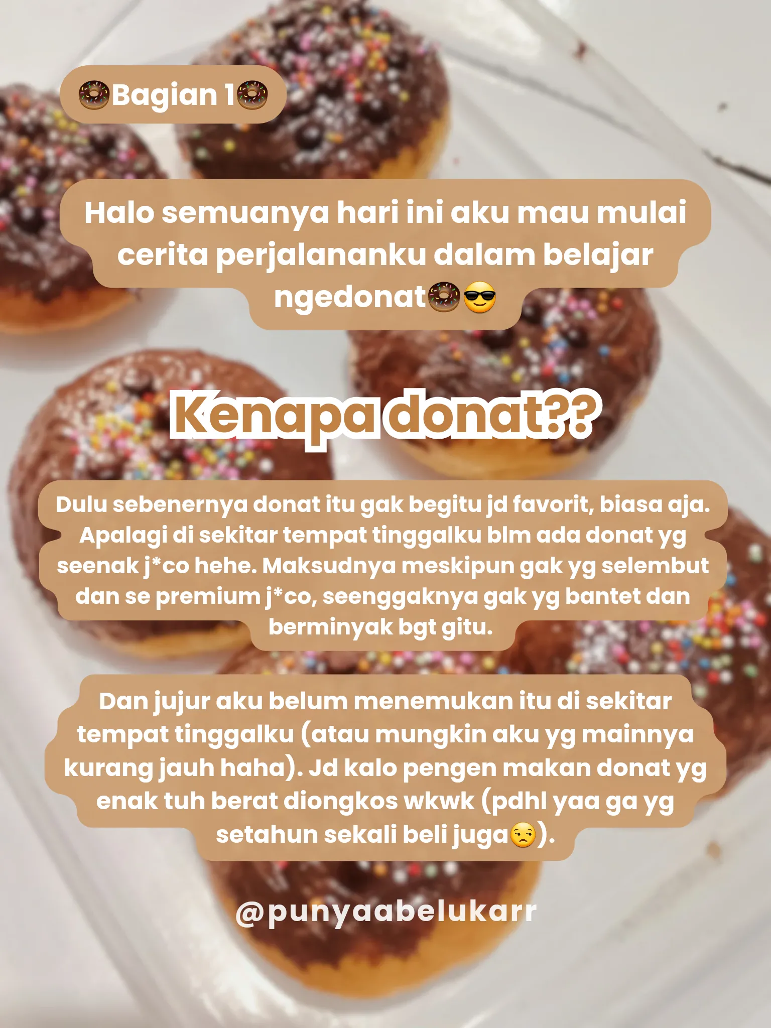 Part 1 Diary Donatku🍩 Empuk dipercobaan pertama😍 | Galeri diposting oleh ayuyuu🌷 | Lemon8