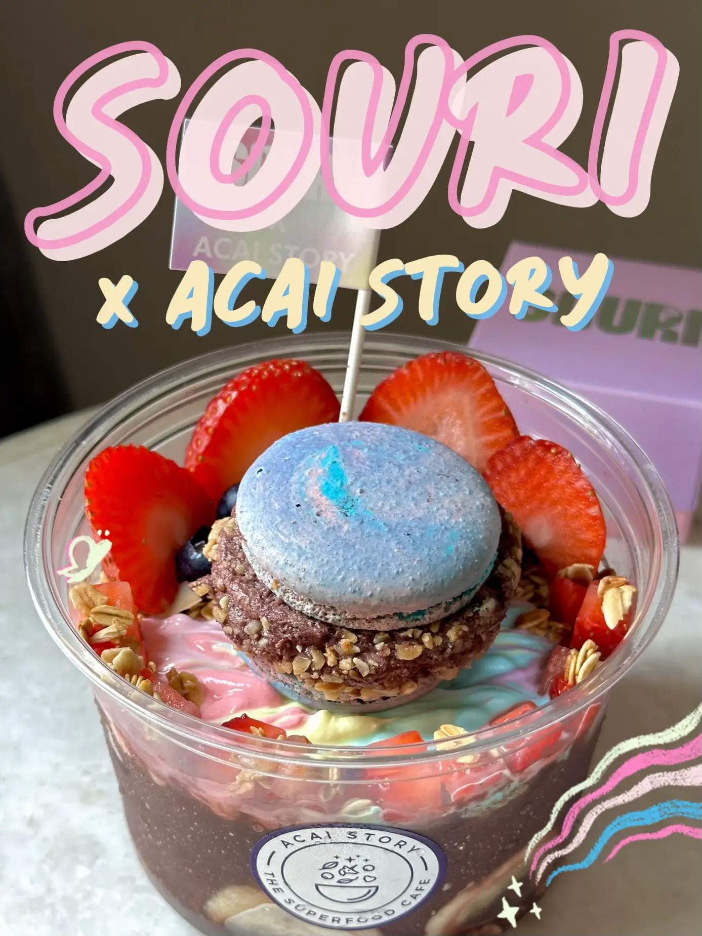 SOURI x ACAI STORY 🦄🩵 | แกลเลอรีที่โพสต์โดย กินกันเถอะ | Lemon8