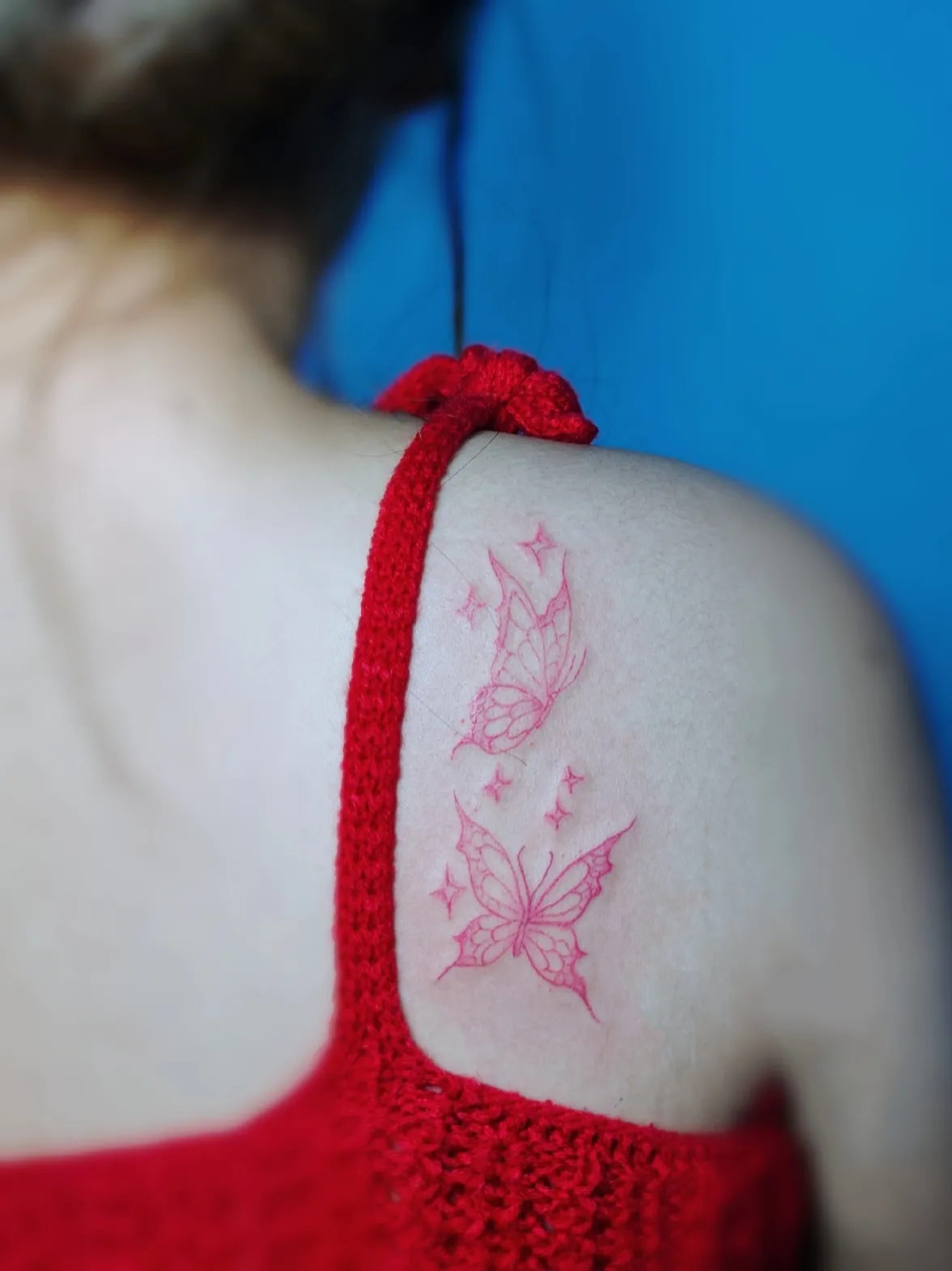 งานสักผีเสื้อหวานๆ🌷 | แกลเลอรีที่โพสต์โดย Ing Tattoo | Lemon8