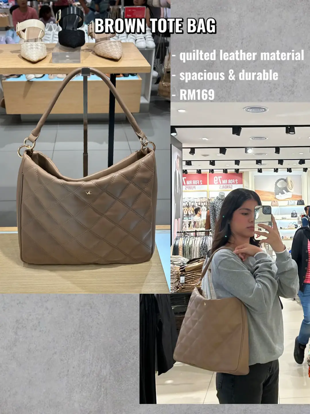 AFFORDABLE TOTE BAGS FROM PADINI | แกลเลอรีที่โพสต์โดย Faznadia | Lemon8