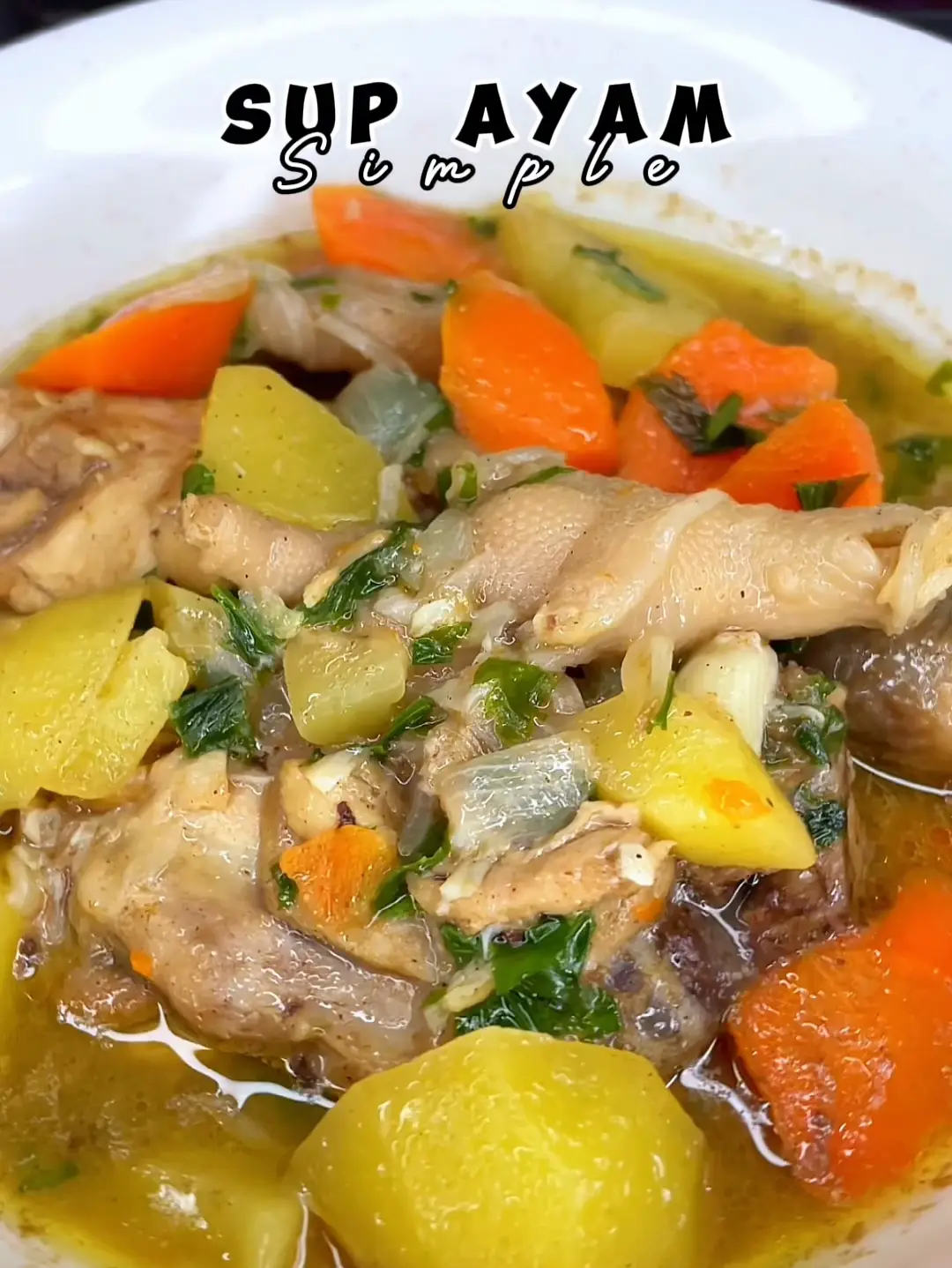 Sup Ayam Simple | วิดีโอที่เผยแพร่โดย Mira Addini | Lemon8