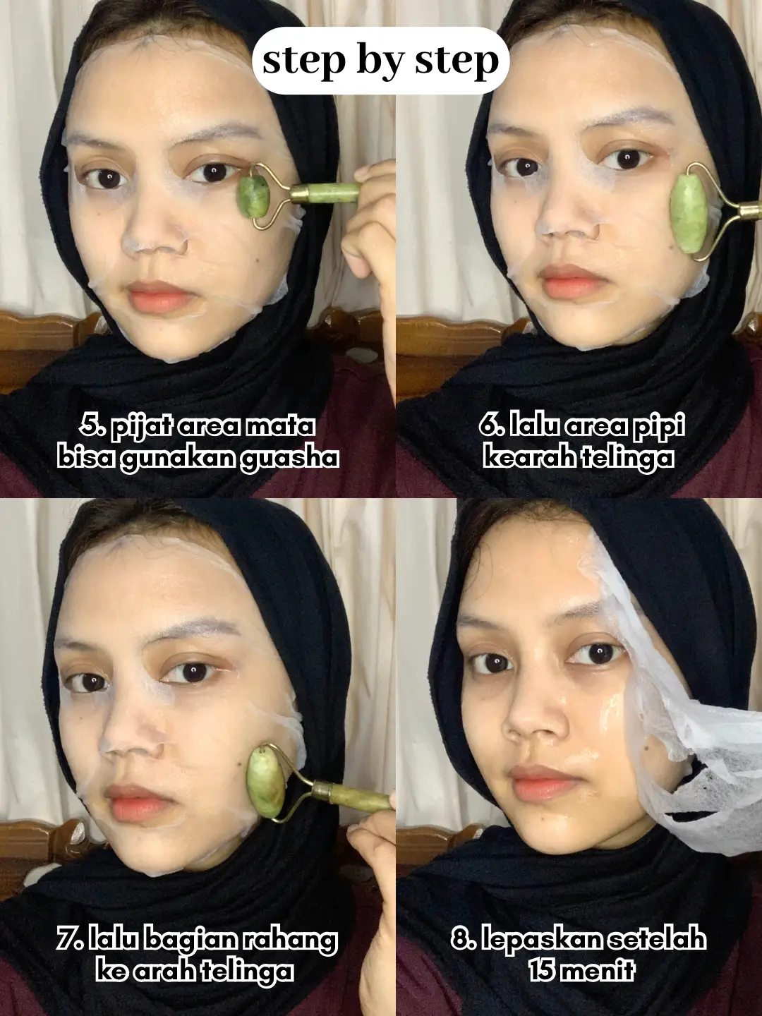 cara pakai sheet mask agar lebih nampol🙌🏻 | Galeri diposting oleh Rahma ...