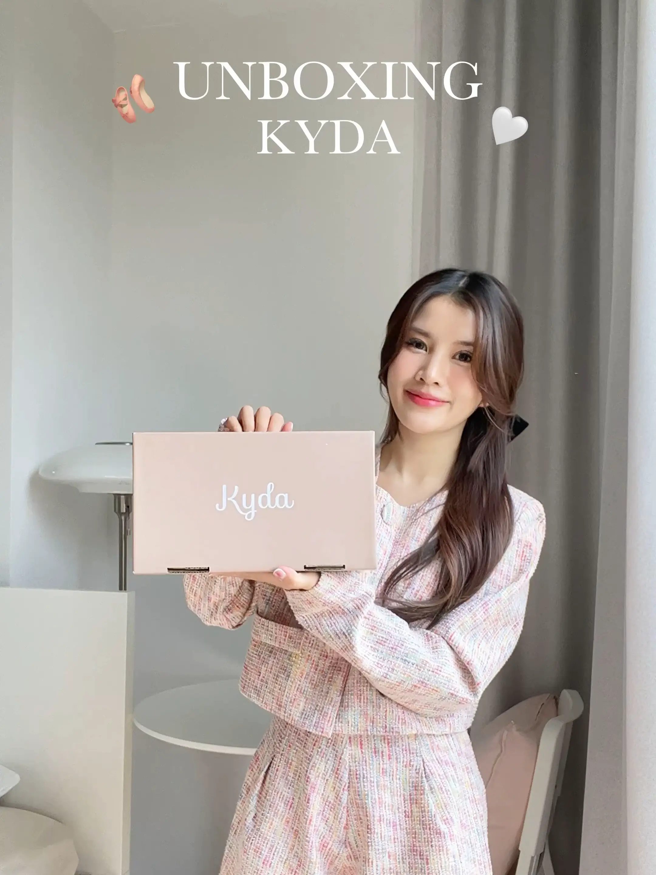 UNBOXING | รองเท้าส้นสูงสไตล์ลูกคุณหนู Kyda 🩰 | วิดีโอที่เผยแพร่โดย Khaimook | Lemon8