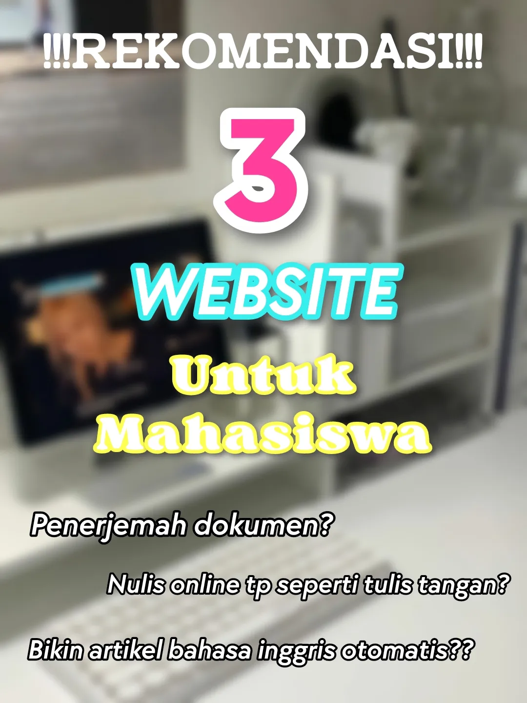 3 WEBSITE YG MABA HARUS TAU!!! | Galeri diposting oleh cinery | Lemon8