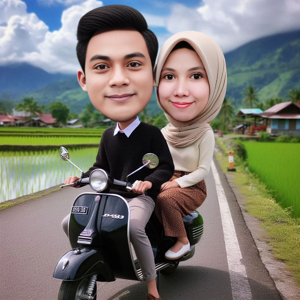 Bahayanya NGULIK GAMBAR AI versi vespaan | Galeri diposting oleh Rara Ayu | Lemon8