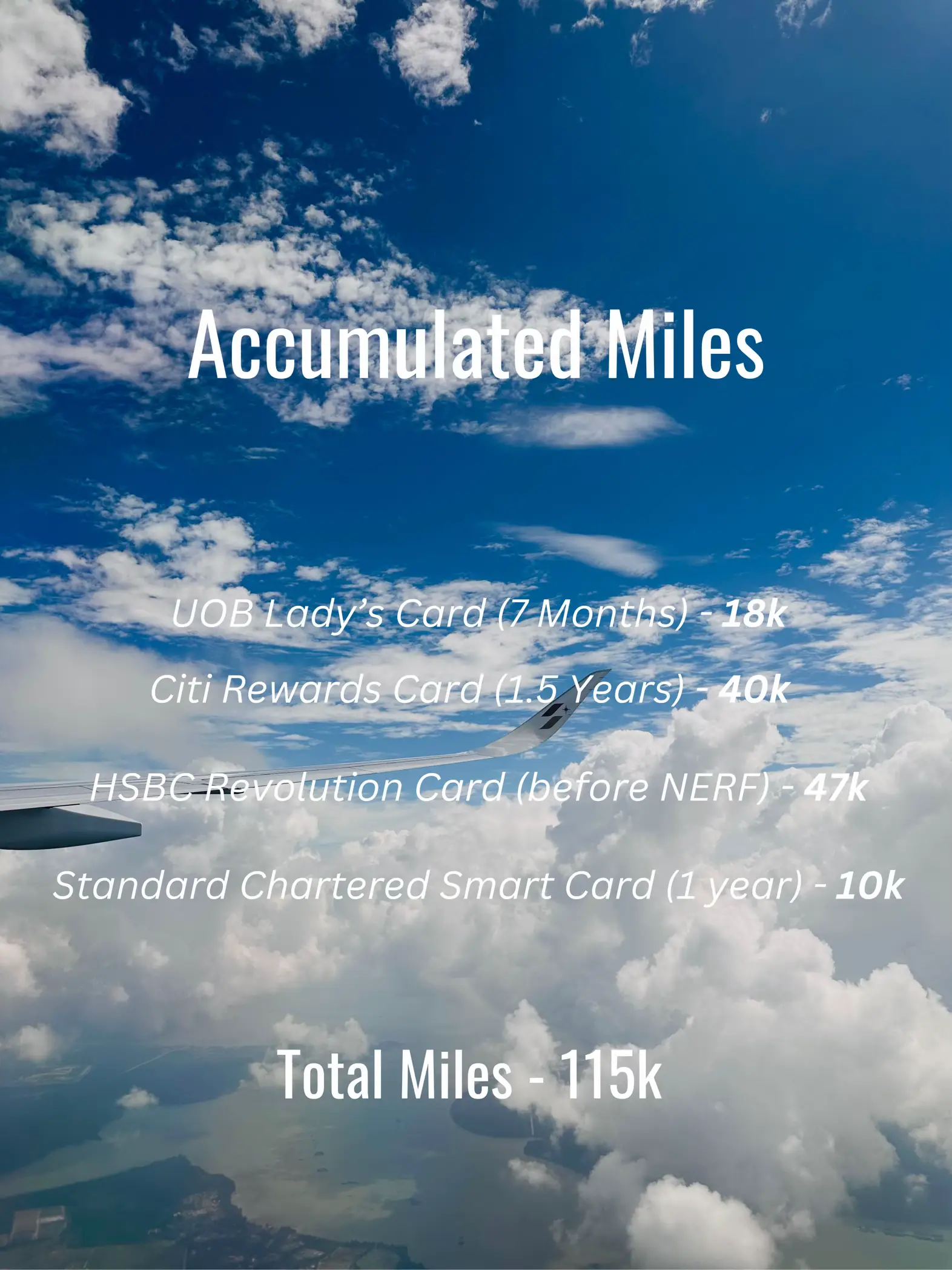 5 CREDIT CARDS to cover all spendings > 100k miles | Gallery posted by ...