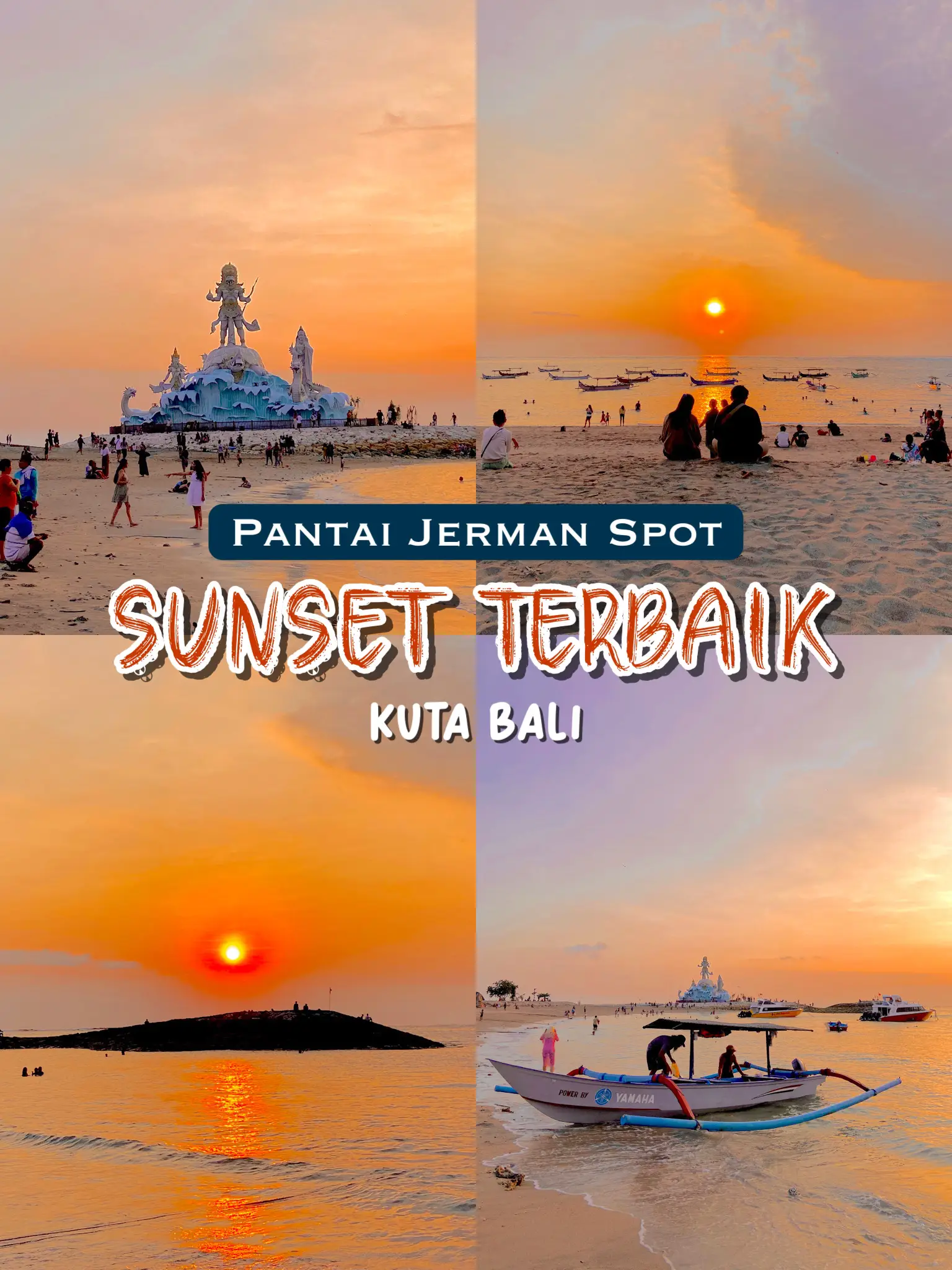 Pantai Jerman Spot Sunset Terbaik di Kuta Bali 🌅 | Galeri diposting ...