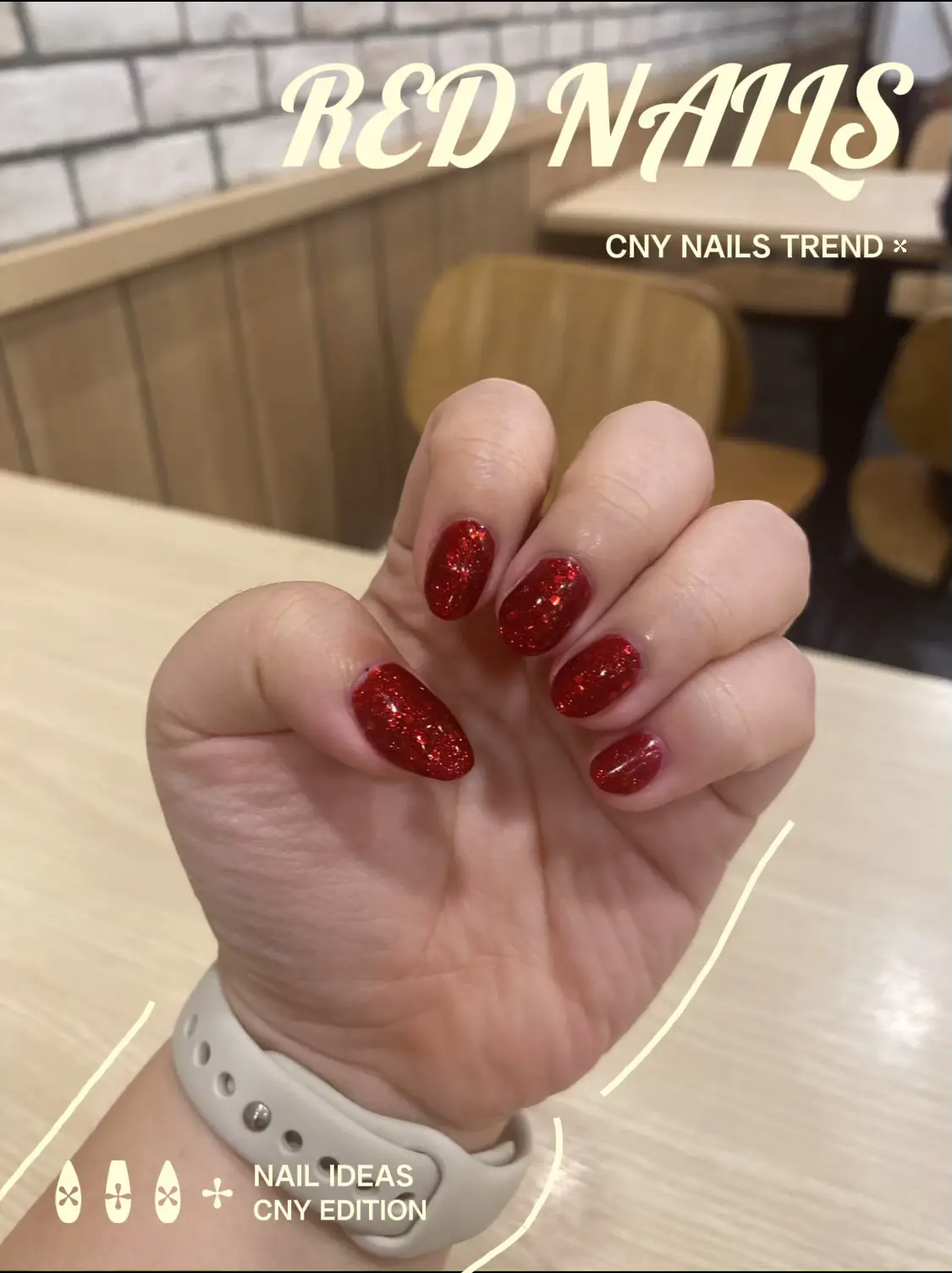 RED NAILS THEORY | Gallery posted by Tissuee💖 | Lemon8