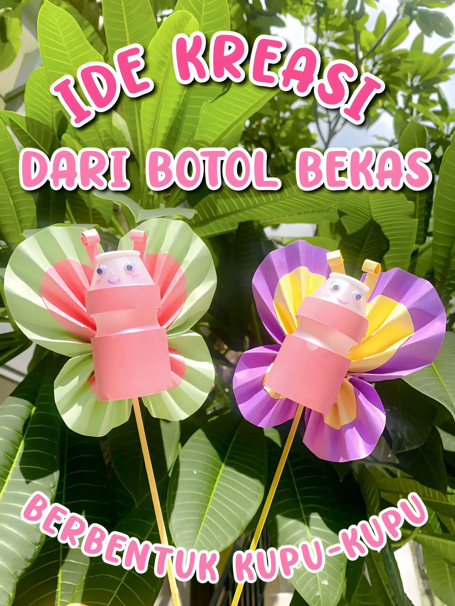 DIY Kreasi Cantik Cuma Dari Kertas dan Botol Bekas | Galeri diposting ...