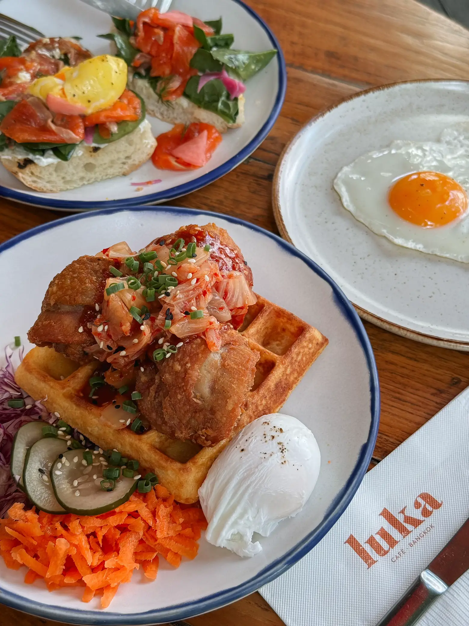 Luka Cafe : brunch ฟีลเมืองนอก ย่านสีลม ☕️🥗🥪🥯 | แกลเลอรีที่โพสต์โดย ...