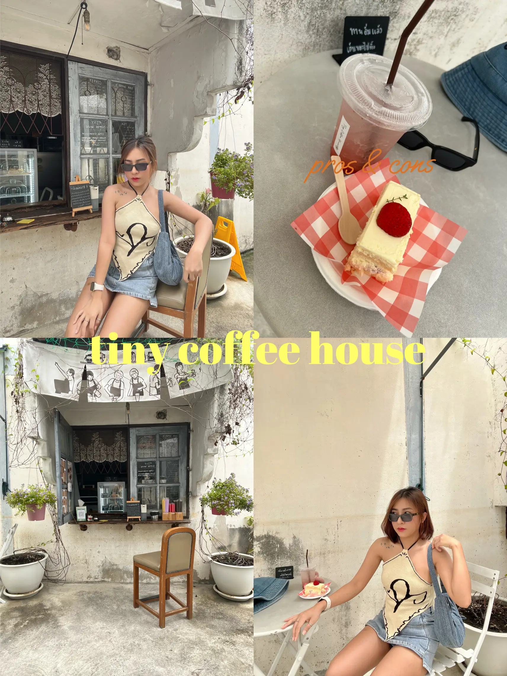 tiny coffee house | Gallery posted by Praew_Nusara🤍 | Lemon8