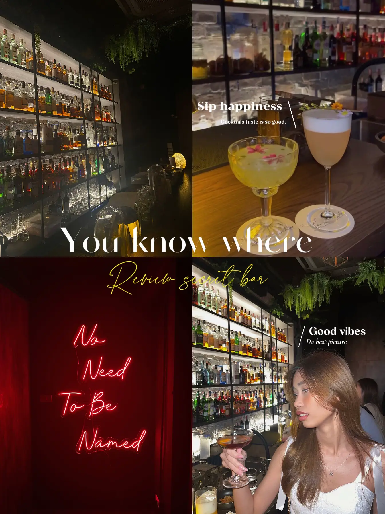 Review secret bar : YOU KNOW WHERE | แกลเลอรีที่โพสต์โดย oummm | Lemon8