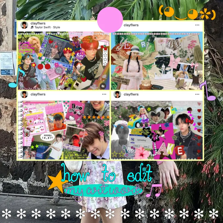 ☝🏻𝒽ow i edit my art work 🌺🐠🍭 (๑ˇ3ˇ๑) | แกลเลอรีที่โพสต์โดย panghöm 🐠 ...