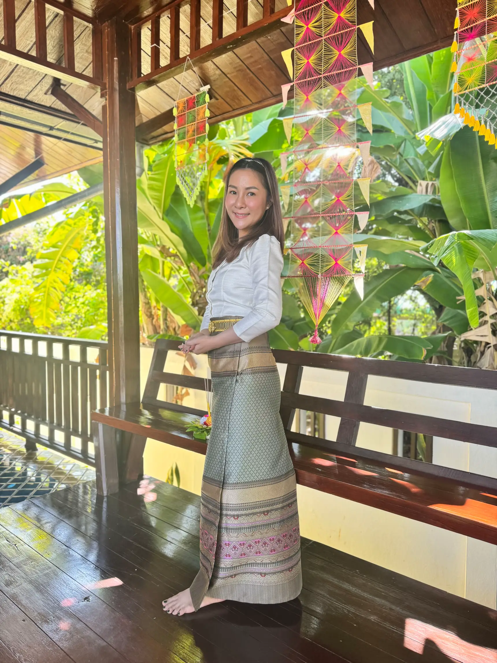 แต่งตัวชุดไทยไปลอยกระทง | แกลเลอรีที่โพสต์โดย Lida 🧚🏼‍♀️ | Lemon8