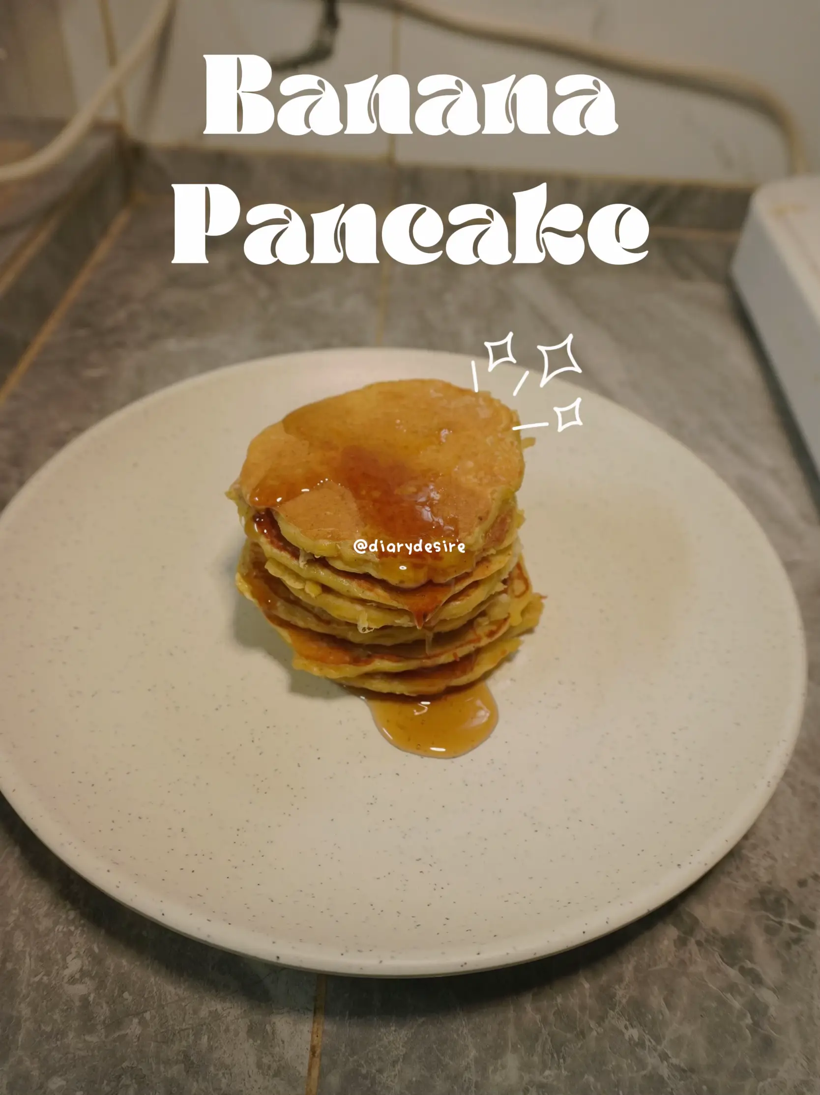 Banana Pancake Recipe | Ide Sarapan 🥞🍌 | Galeri diposting oleh Diary ...