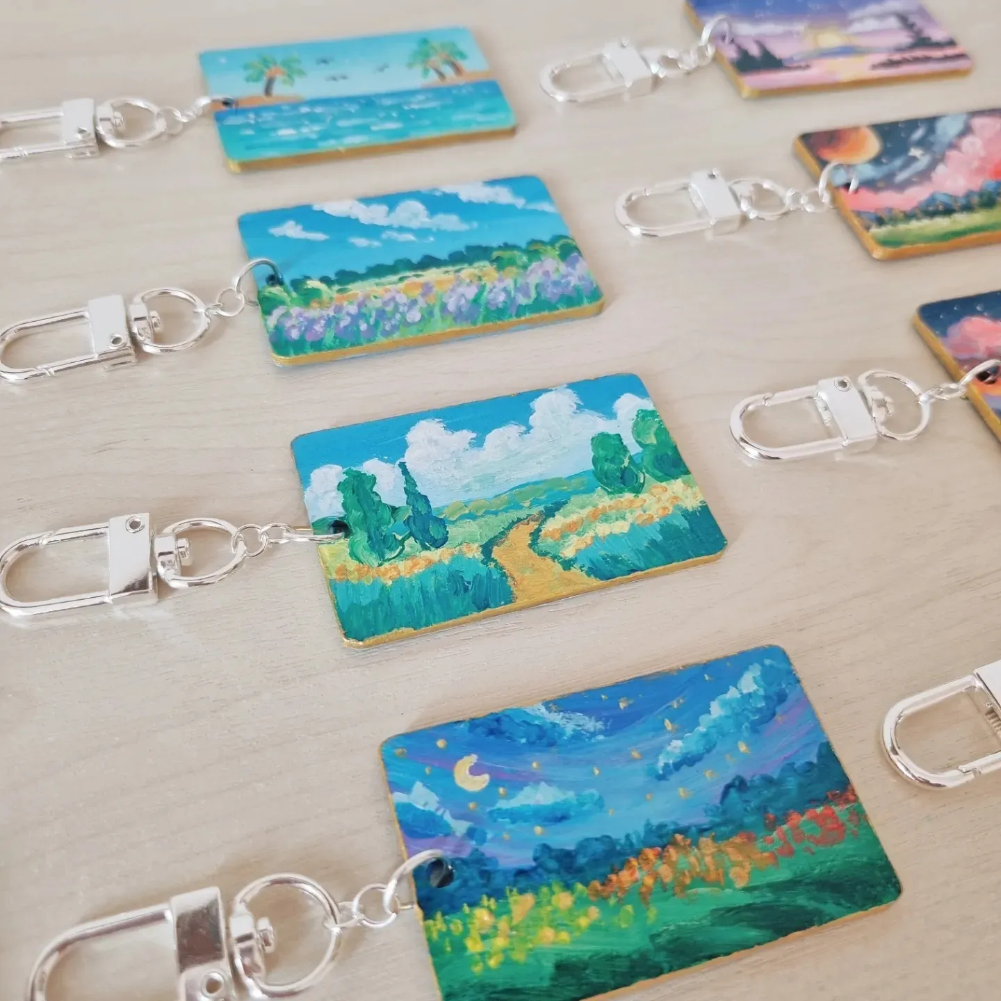 Mini handpainted keychains, customs available! | Gallery posted by Ting ...