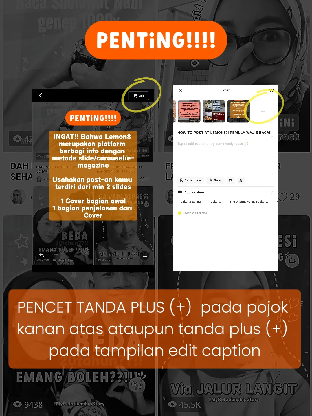 CARA POST DI LEMON8 BEDA!! #EditingdiLemon8 | Galeri diposting oleh callmeviesq | Lemon8