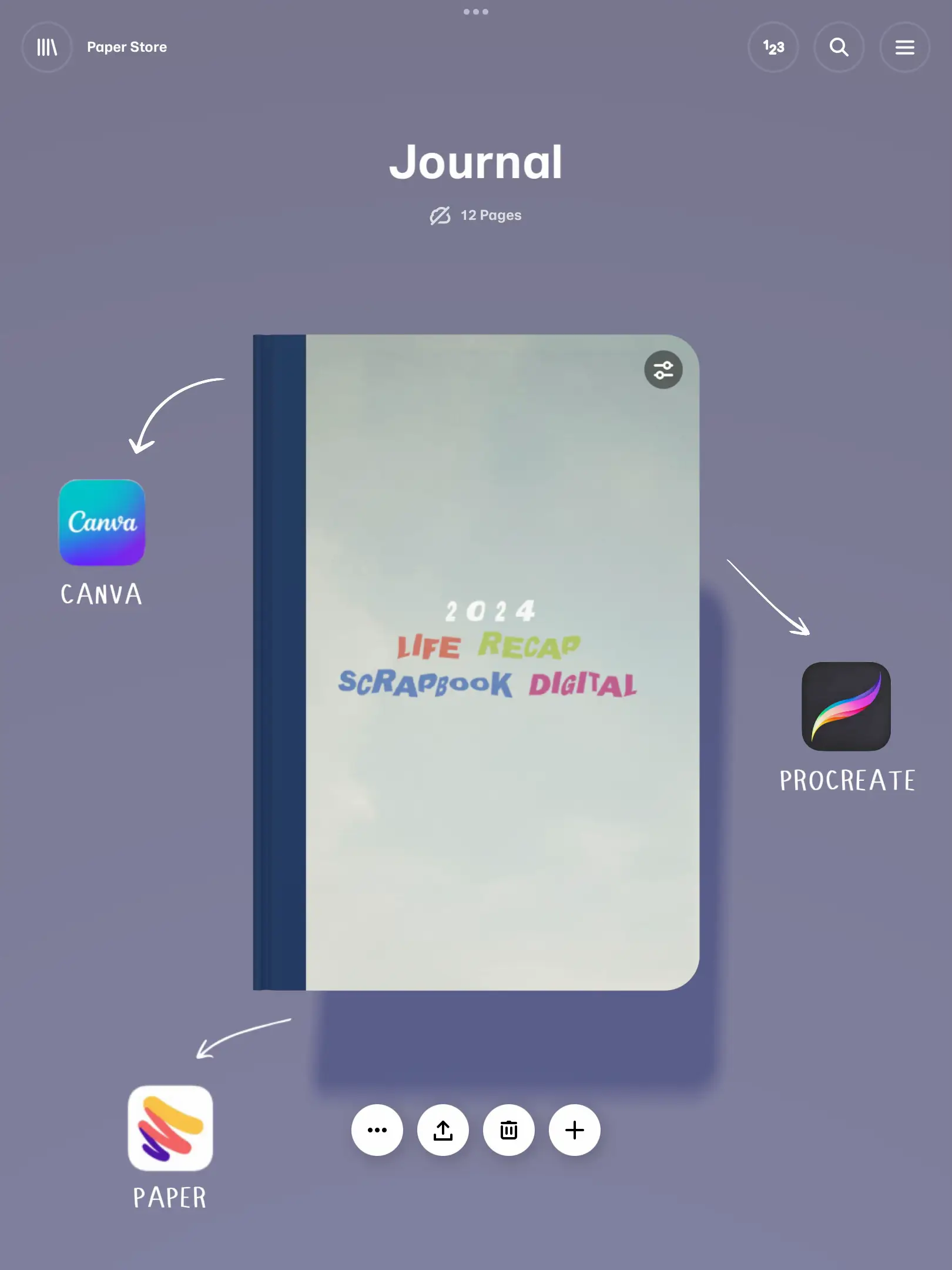 Recap 2024 | Digital Scrapbook Idea📔 | แกลเลอรีที่โพสต์โดย First | Lemon8