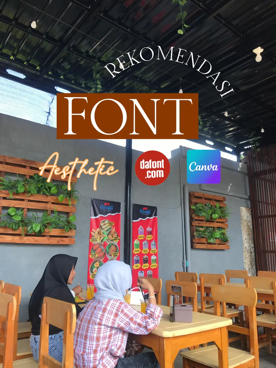 Rekomendasi Font Gratis percantik konten kamu👆🏼 | Galeri diposting oleh Devi | Lemon8