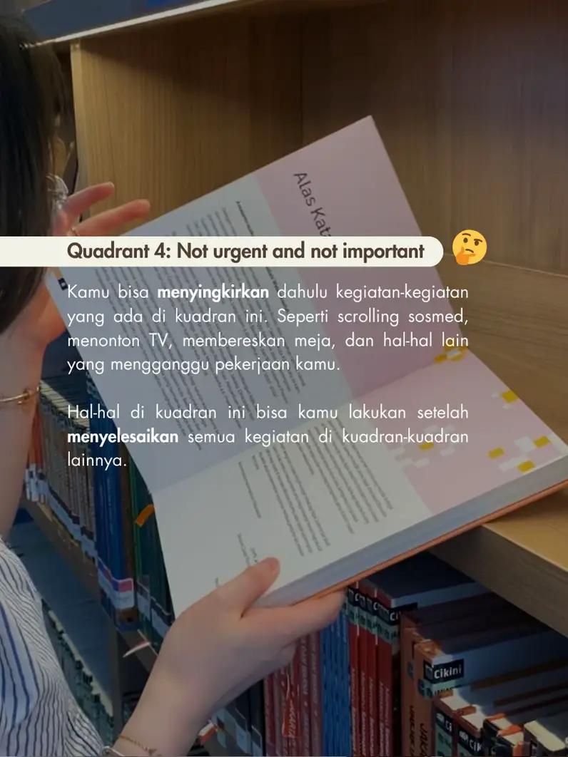 4 QUADRANT TIME MANAGEMENT METHOD | Galeri disiarkan oleh Study with ...