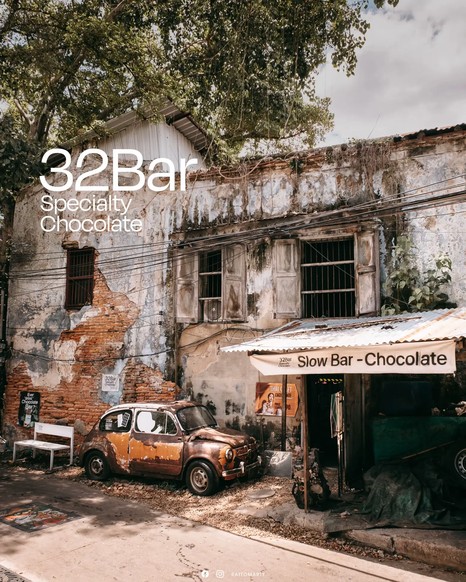 32 BAR Tree ToBar Thai Chocolate Kraft Cafeリトル・マーケット・ディストリクト🍫 | Rattomarty が投稿したフォトブック | Lemon8