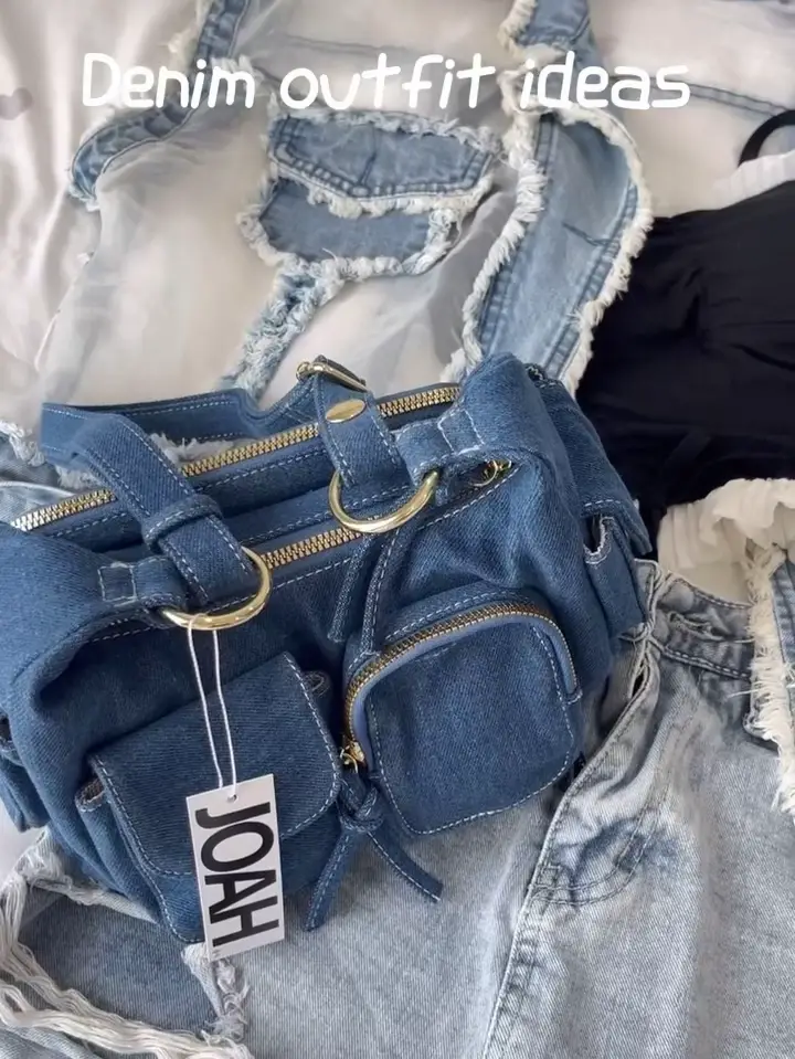 💙Denim outfit ideas กับกระเป๋ายีนส์ใบใหม่สุดแซ่บ | วิดีโอที่เผยแพร่โดย ...