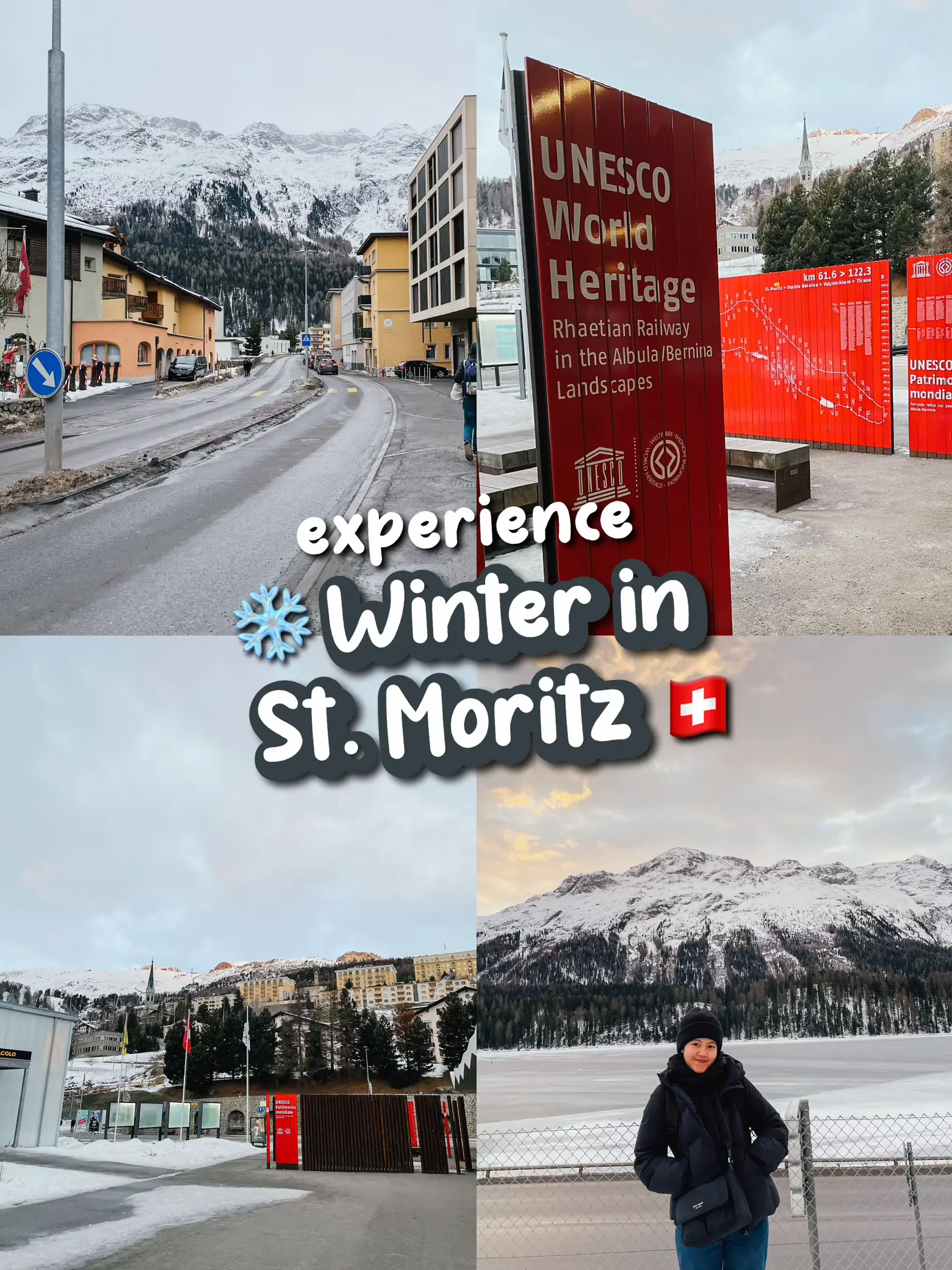 Experience Winter in St.Moritz 🇨🇭 ️ | Galeri diposting oleh Mirna | Lemon8