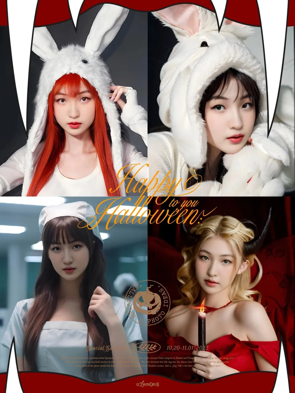 Photo Studio มาใหม่🍋 วัน Halloween📌 | แกลเลอรีที่โพสต์โดย ツMind | Lemon8