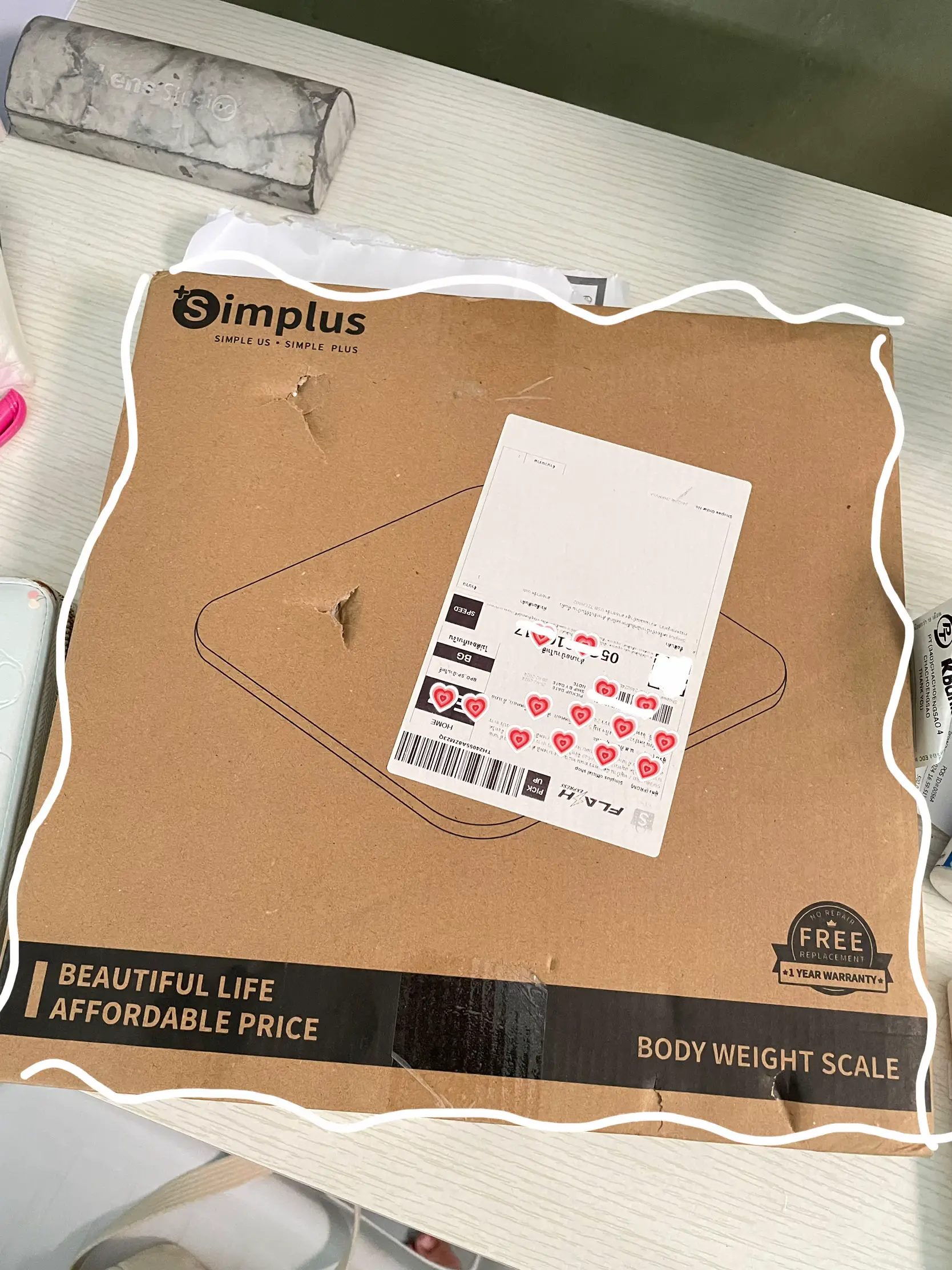 ป้ายยา เครื่องชั่งน้ำหนัก simplus มินิมอลมินิใจ 🙌😊 | แกลเลอรีที่โพสต์โดย 🦄doodao | Lemon8