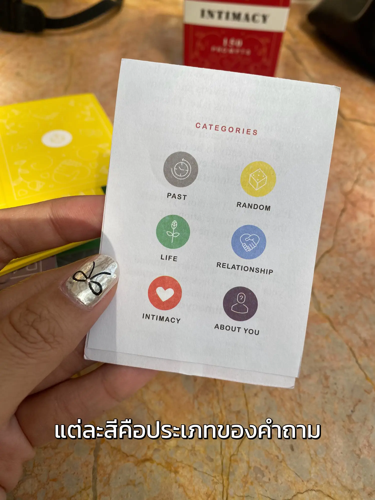 Intimacy Desk การ์ดคำถามเอาไว้เล่นกับแฟนช่วงไปเที่ยววันหยุด💖 | แกลเลอรี ...