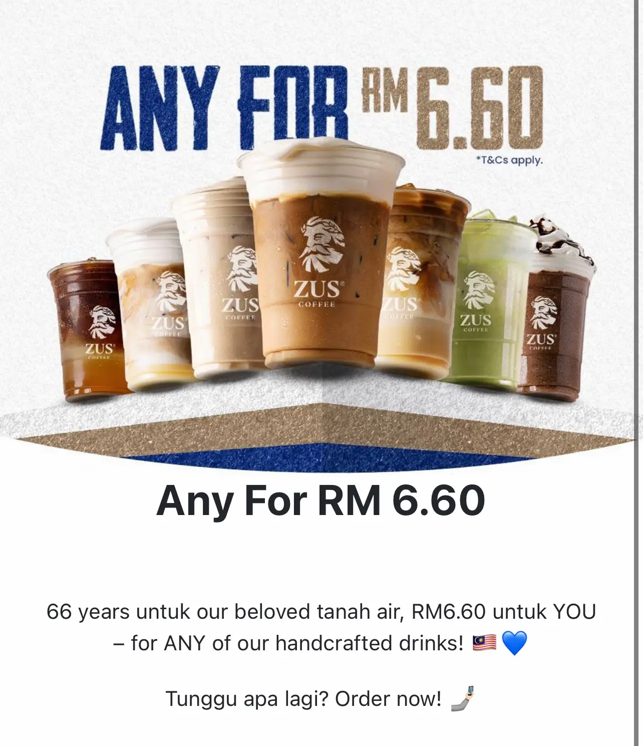 RM6.60 ONLY ‼️ ZUS COFFEE PROMO 💰(free stickers) | Galeri disiarkan ...