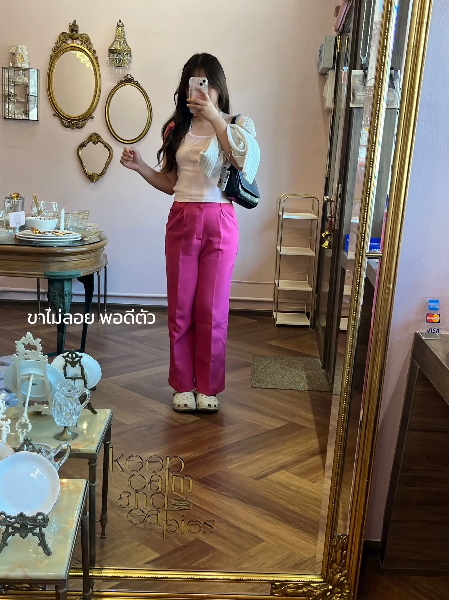 ป้ายยากางเกงสำหรับสาวๆ🌺 156 cm | แกลเลอรีที่โพสต์โดย ijiko | Lemon8