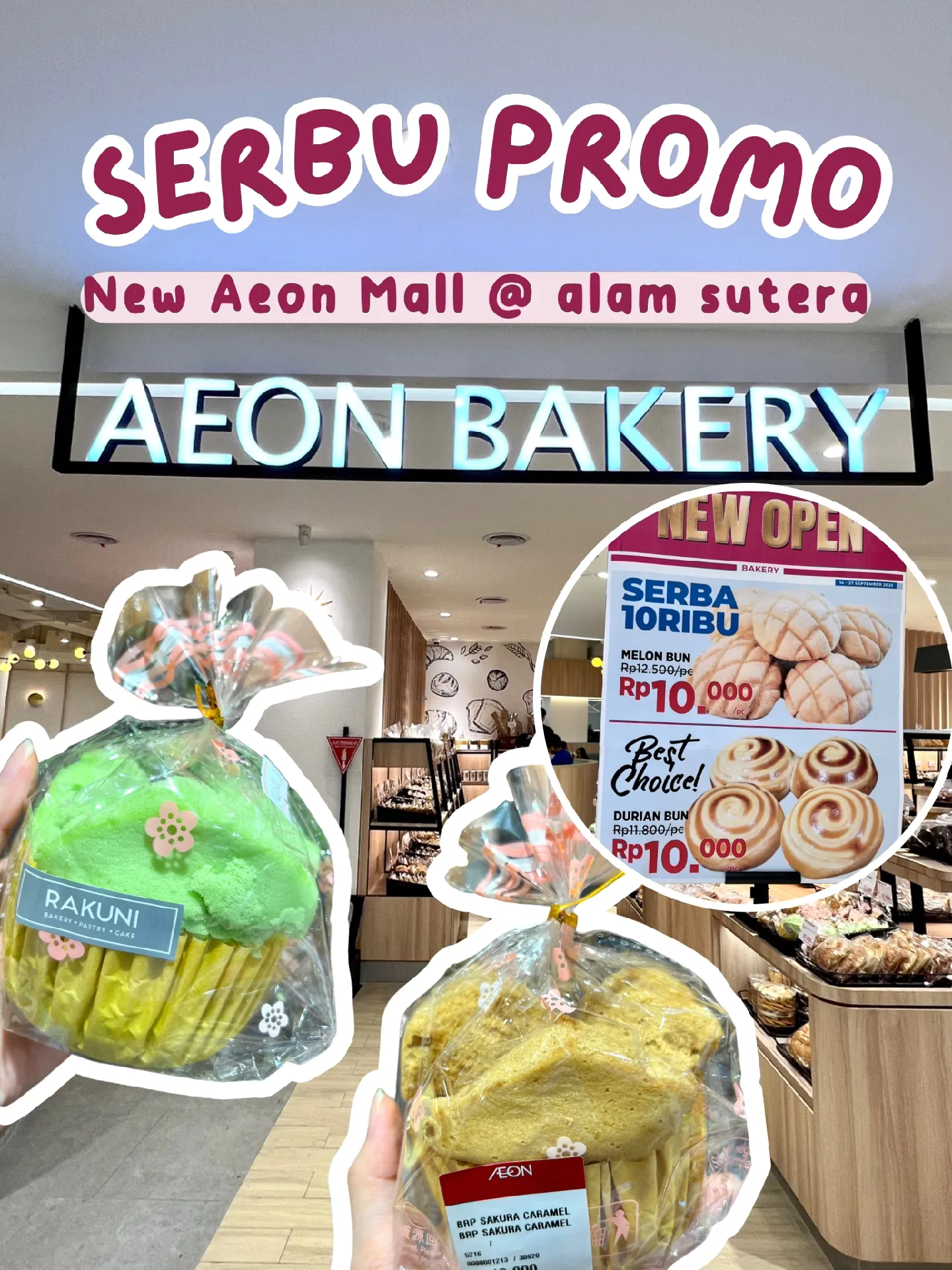 CUMA DI SINI! ROTI PREMIUM HARGA MERAKYAT!😍 | Galeri diposting oleh Eat ...