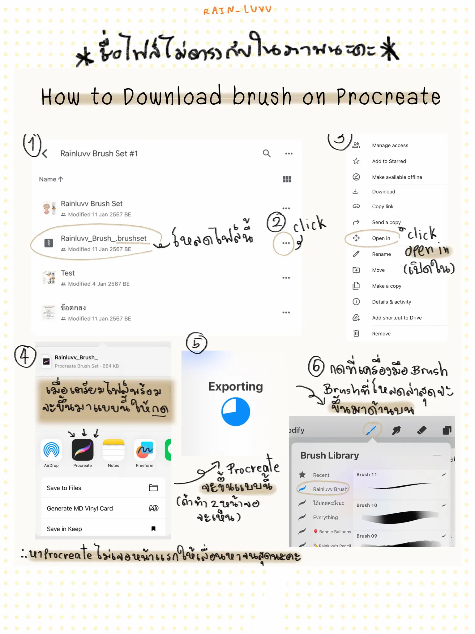 Procreate แจกบรัช - การค้นหาใน Lemon8